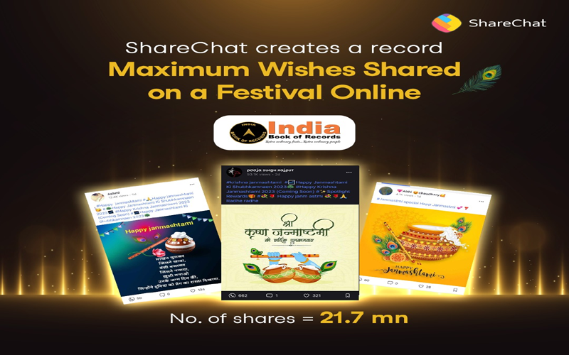 ShareChat sets a New Record for the Maximum Number of Wishes Shared ...